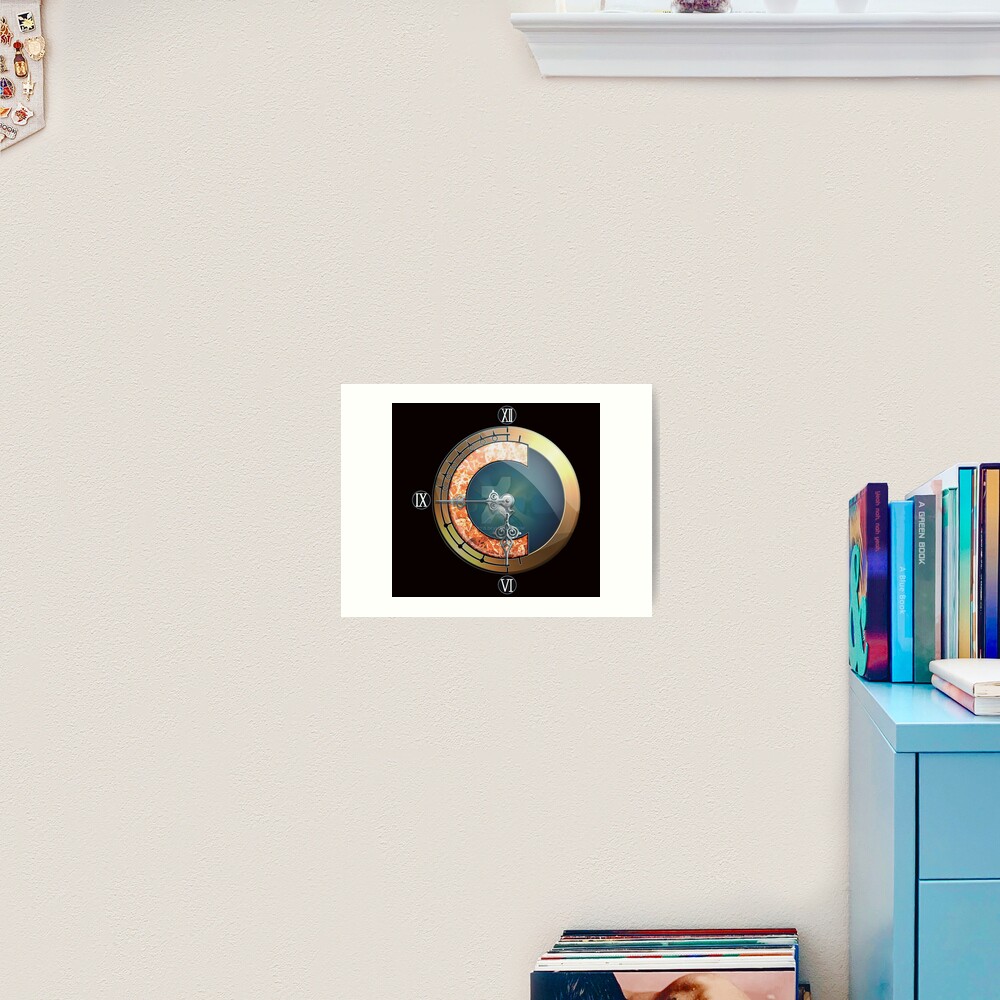 "Chrono trigger clock gaming logo" Art Print for Sale by fayebass ...