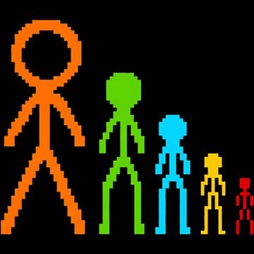 "Alan Becker Pixel Sticks " Clock for Sale by DecalDecor | Redbubble