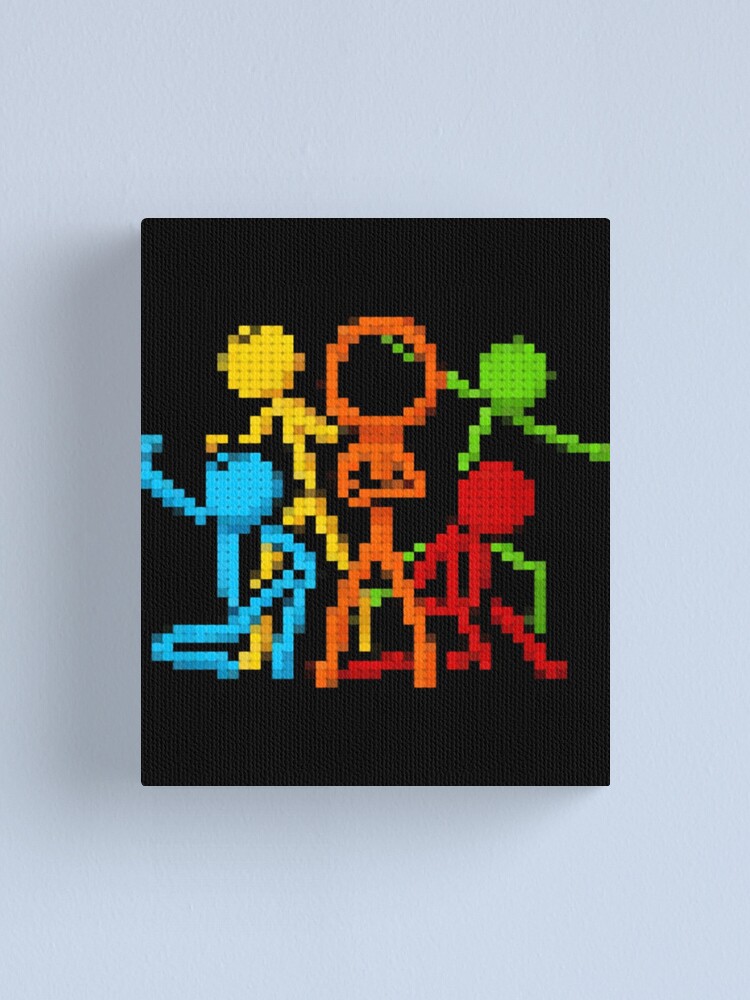 "Alan Becker Stick Figures " Canvas Print for Sale by DecalDecor ...