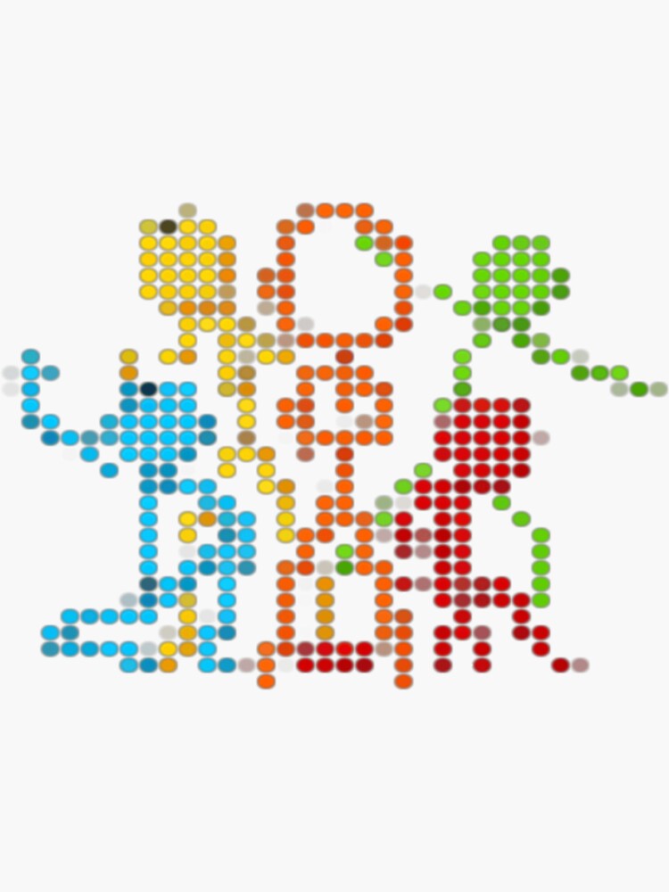 "Alan Becker Stick Figures" Sticker for Sale by DecalDecor | Redbubble