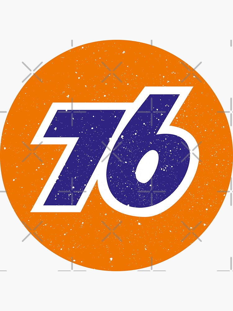 "Union 76 Retro" Sticker for Sale by Darth-Voita | Redbubble