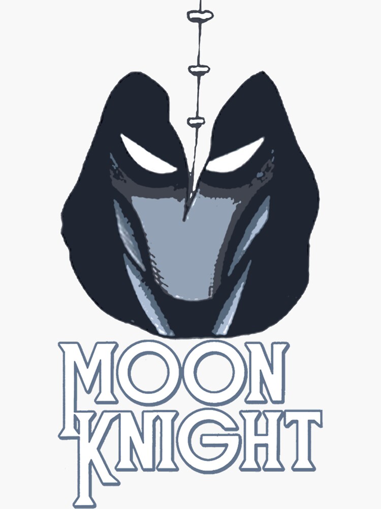 "Moon Knight, Moon, Knight, dark " Sticker for Sale by FloresOrla ...