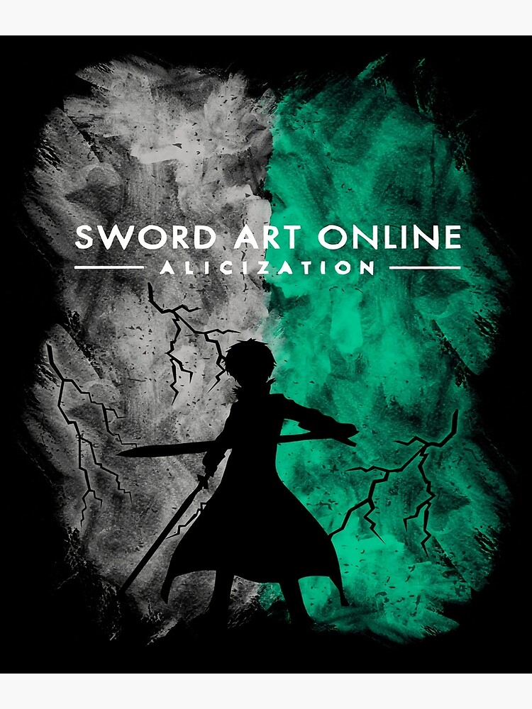 "Kirito SAO" Poster for Sale by Rosalethan | Redbubble