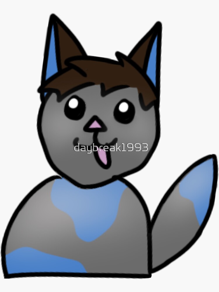 "Daybreak1993 Catboy Emote" Sticker for Sale by daybreak1993 | Redbubble