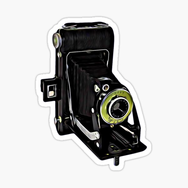 "Kodak Vintage Camera" Sticker for Sale by InspireMoment | Redbubble