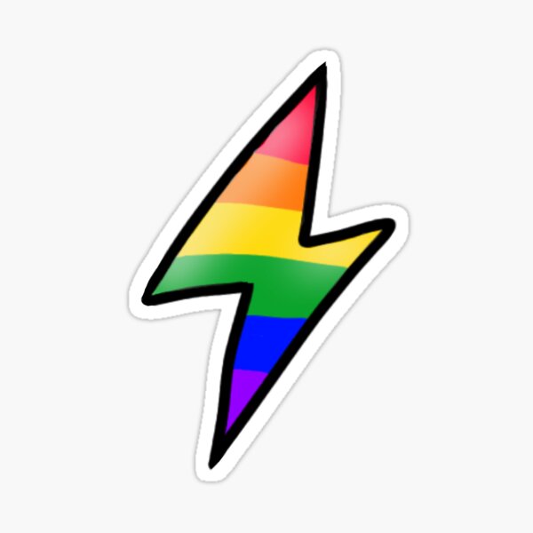 "Daybreak1993 Pride Bolt Emote" Sticker for Sale by daybreak1993 ...