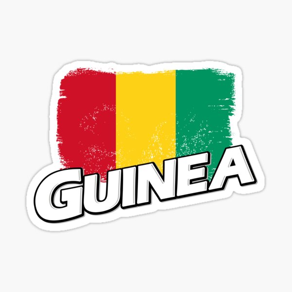 "Guinea flag" Sticker for Sale by PVVD | Redbubble