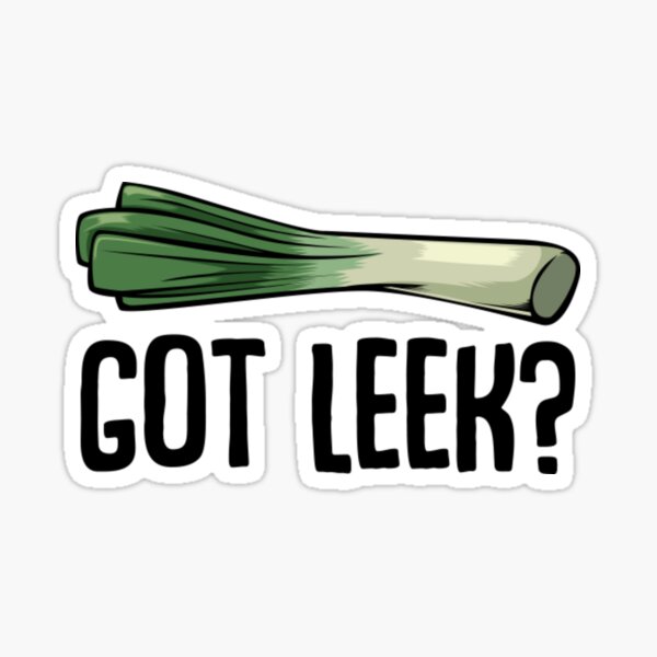 "Leek Vegan Got Leek" Sticker for Sale by nongvansau | Redbubble