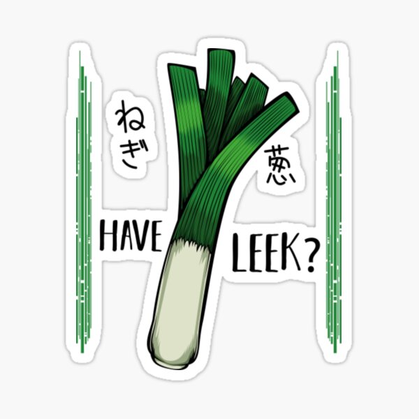 "Leek Vegan- Have Leek" Sticker for Sale by nongvansau | Redbubble