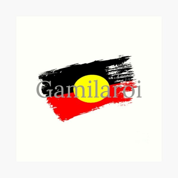 "Gamilaroi Flag Aboriginal Indigenous Design" Art Print for Sale by ...