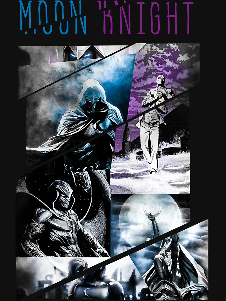 "The Mooon Knight sliced Design, Knight of the Moon cut effect design ...