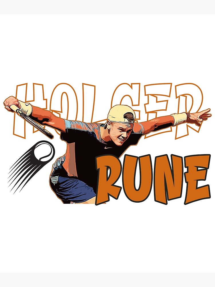 "Holger Rune" Poster for Sale by Hariskinner | Redbubble