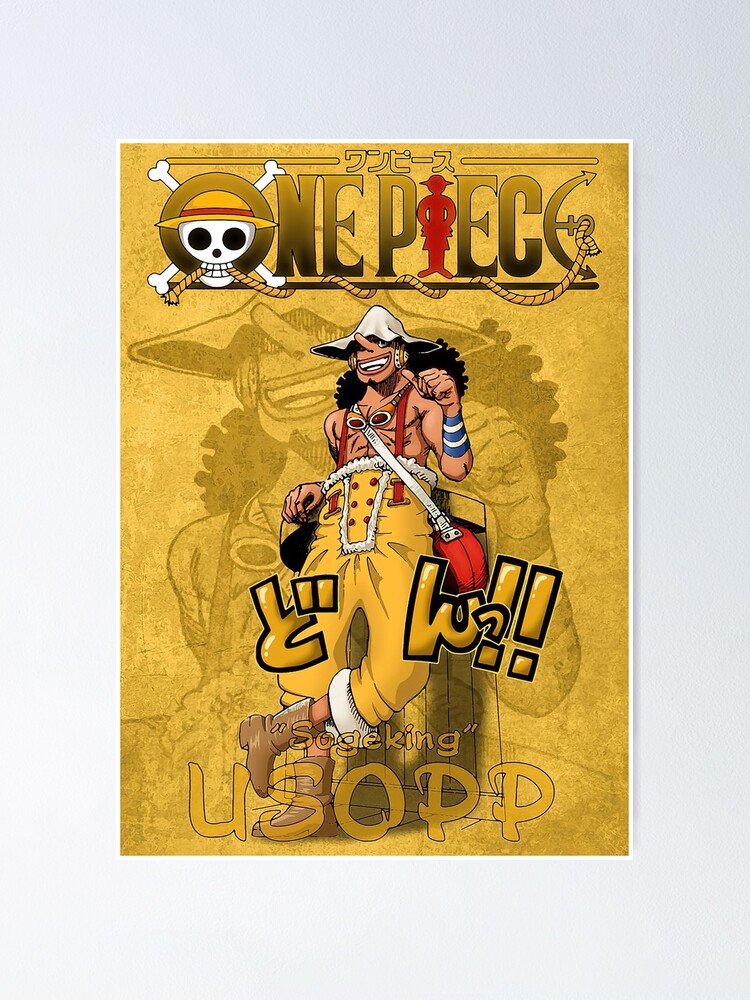 "Usopp" Poster for Sale by BrandyBare | Redbubble