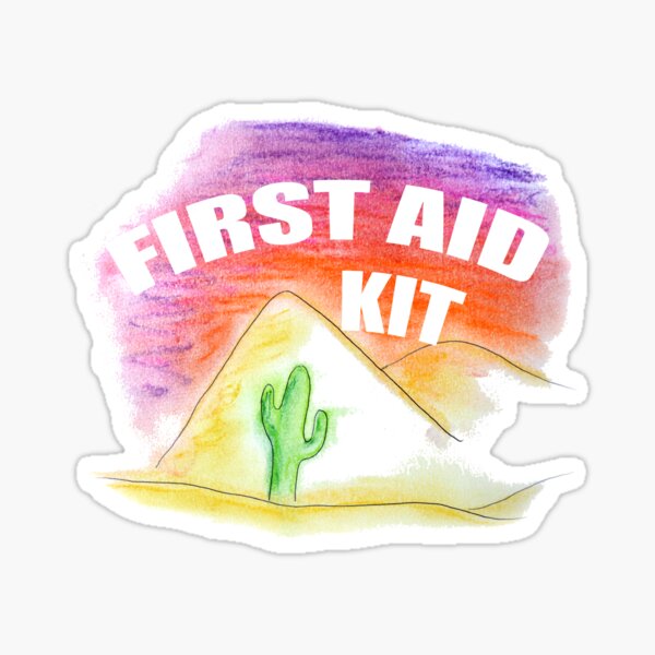 "FIRST AID KIT" Sticker by ohlapislazuli | Redbubble