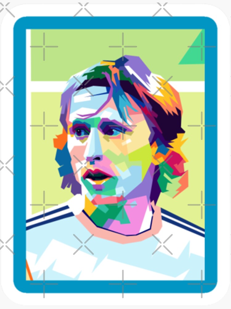 "The Magician (Luka Modric) Merch and Apparel - " Sticker by ...