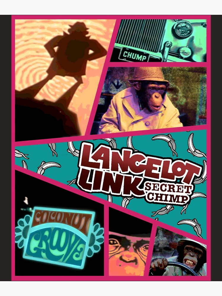 "Lancelot Link Secret Chimp" Poster for Sale by boynesqimata | Redbubble