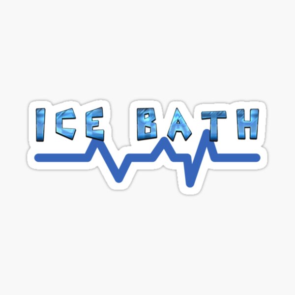 "Ice bath lifeline " Sticker for Sale by JaredCasciolee9 | Redbubble