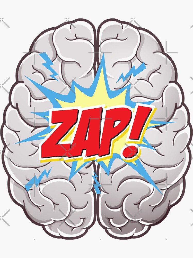 "Brain Fried" Sticker for Sale by dome5150 | Redbubble