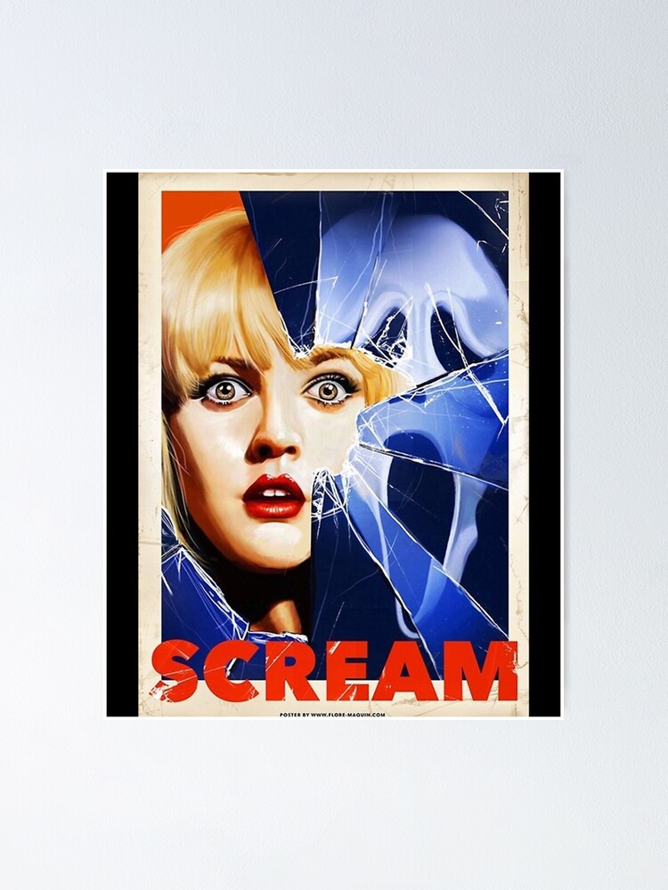 "SCREAM movie " Poster for Sale by WeasleyRobyn | Redbubble