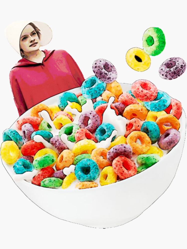 "Blessed be the froot loops funny the handmaid_s tale " Sticker for ...