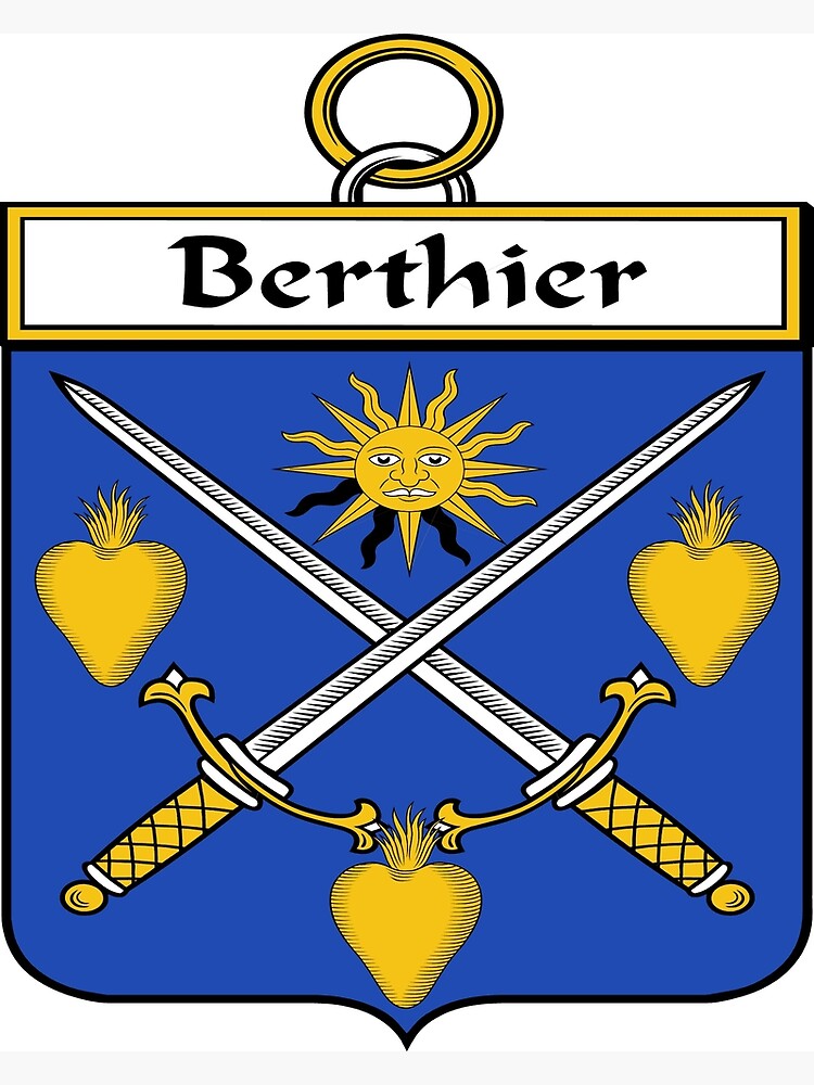 "Berthier " Poster for Sale by HaroldHeraldry | Redbubble