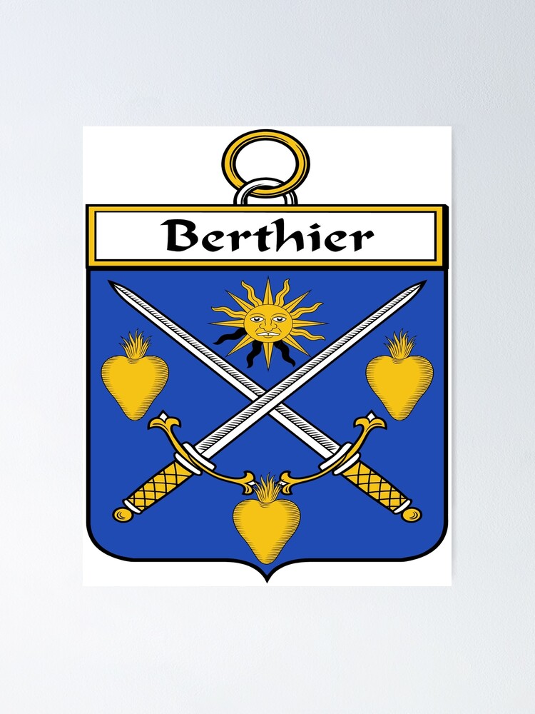 "Berthier " Poster for Sale by HaroldHeraldry | Redbubble