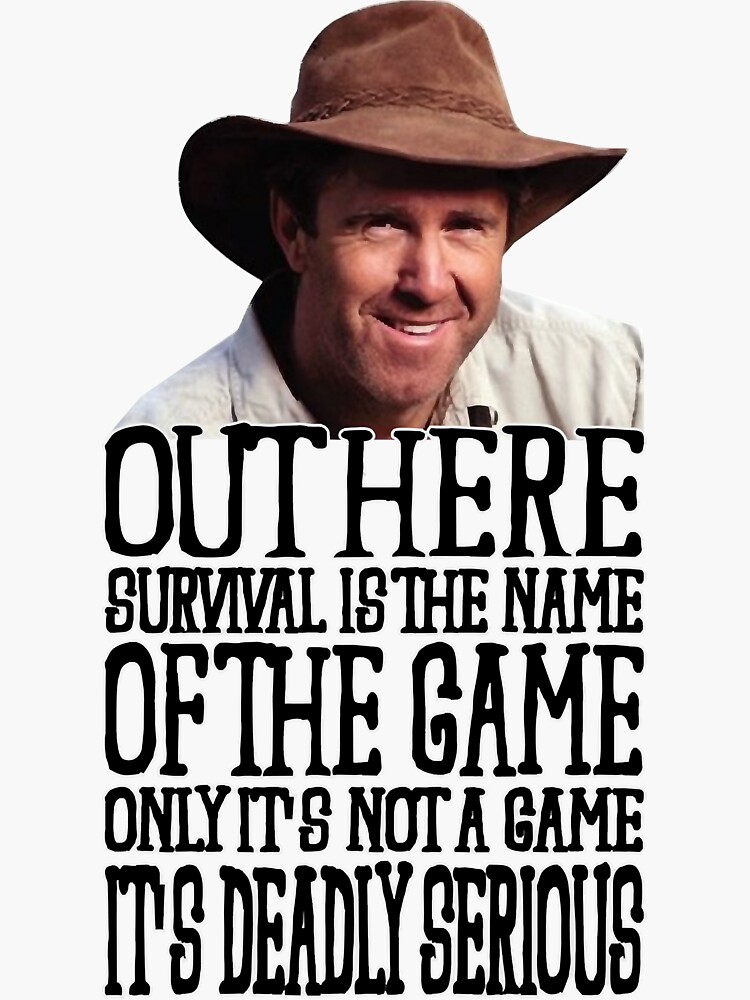 "RUSSELL COIGHT AUSSIE ADVENTURES" Sticker for Sale by MarxVeay2 ...