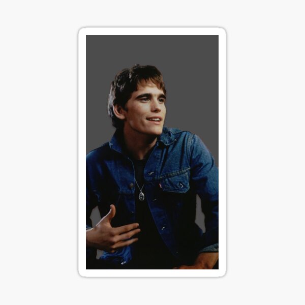 Matt Dillon The Outsiders Sticker For Sale By Emilymitts Redbubble