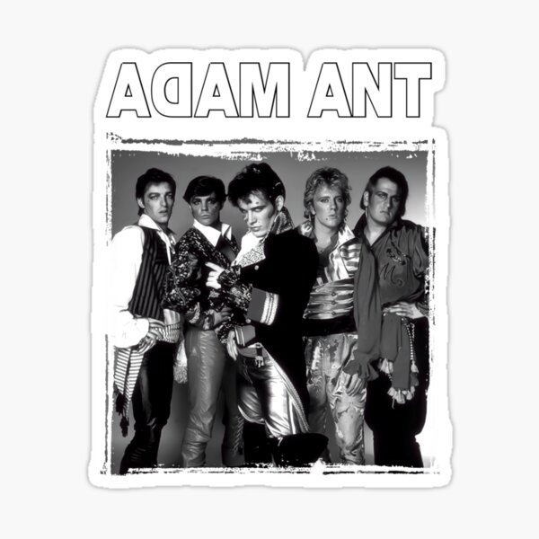 "Adam Ant " Sticker for Sale by EricksonThekla | Redbubble