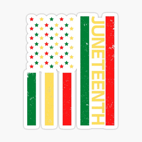 "Juneteenth Independence Day" Sticker for Sale by Fudoitga | Redbubble