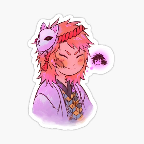 "Shhhh, Sabito Is Thinking" Sticker for Sale by uchimakei | Redbubble