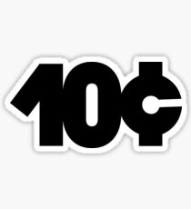 10 Cents Stickers | Redbubble