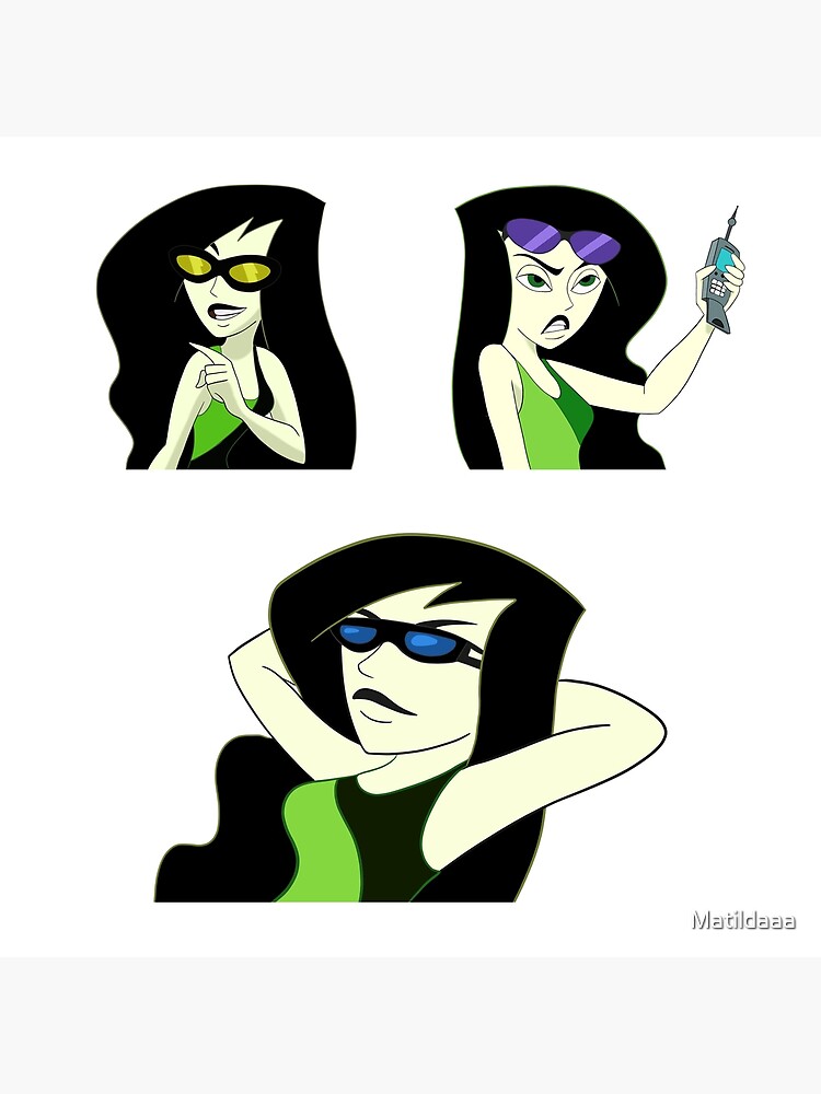 "Shego Sunglasses Pack - Kim Possible" Poster for Sale by Matildaaa ...