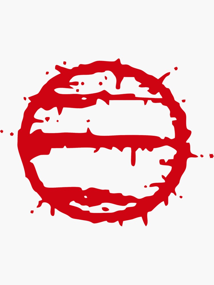 "hotline miami logo " Sticker for Sale by GPthreads | Redbubble