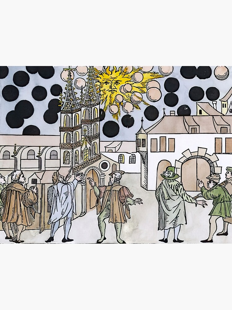 "1566 celestial phenomenon over Basel" Poster for Sale by Onodera ...