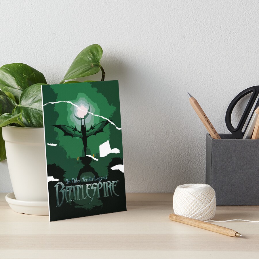 "Battlespire Scrolls Elder Fantasy RPG | Retro Poster 90er Gamer Gaming ...