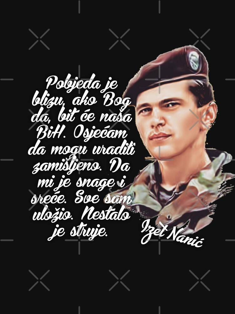"Izet nanic heroj" T-shirt for Sale by ArminGreen | Redbubble | izet ...