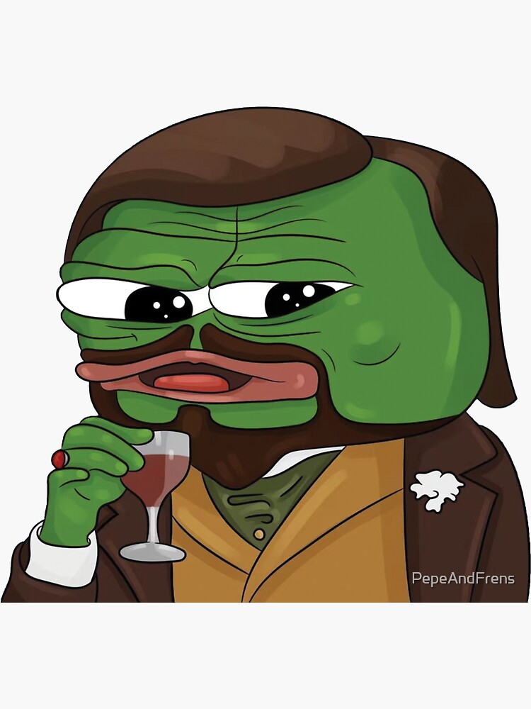 "Old Country Pepe" Sticker for Sale by PepeAndFrens | Redbubble