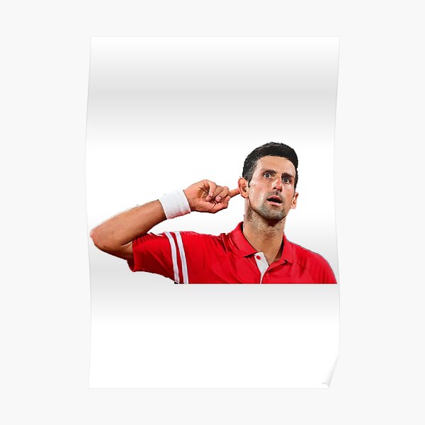 "Novak Djokovic Sticker" Poster for Sale by CaseyBranta | Redbubble