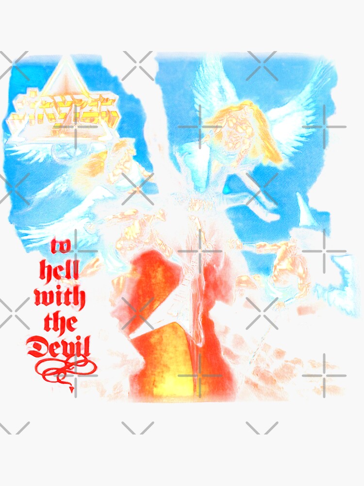 "STRYPER TO HELL WITH THE DEVIL" Sticker for Sale by flicekstaglenwn ...