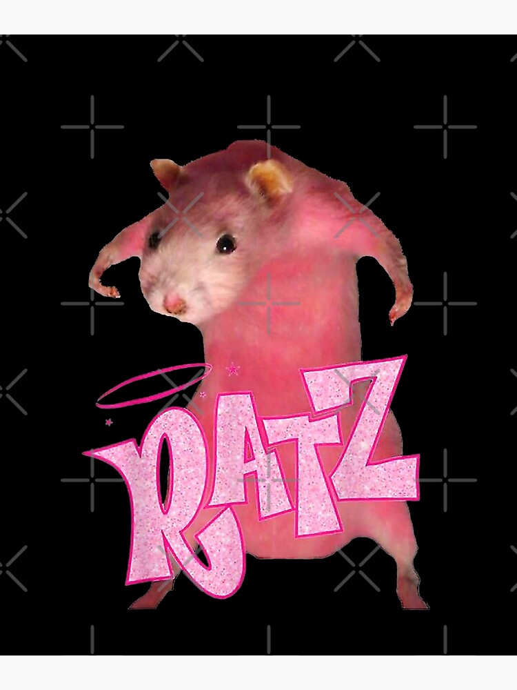 "ratz - ratz meme - ratz pink meme" Poster for Sale by Prestiges ...