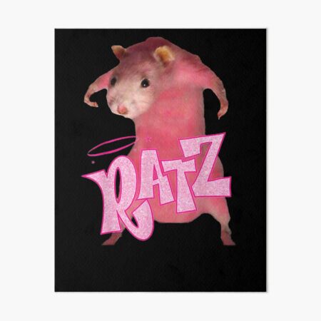 "ratz - ratz meme - ratz pink meme" Art Board Print for Sale by ...