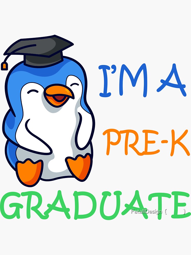 "Cute Preschool Graduation I'm a Pre-K Graduate Kids | I'm a Pre-K ...
