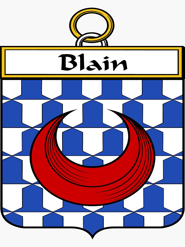 "Blain" Sticker for Sale by HaroldHeraldry | Redbubble