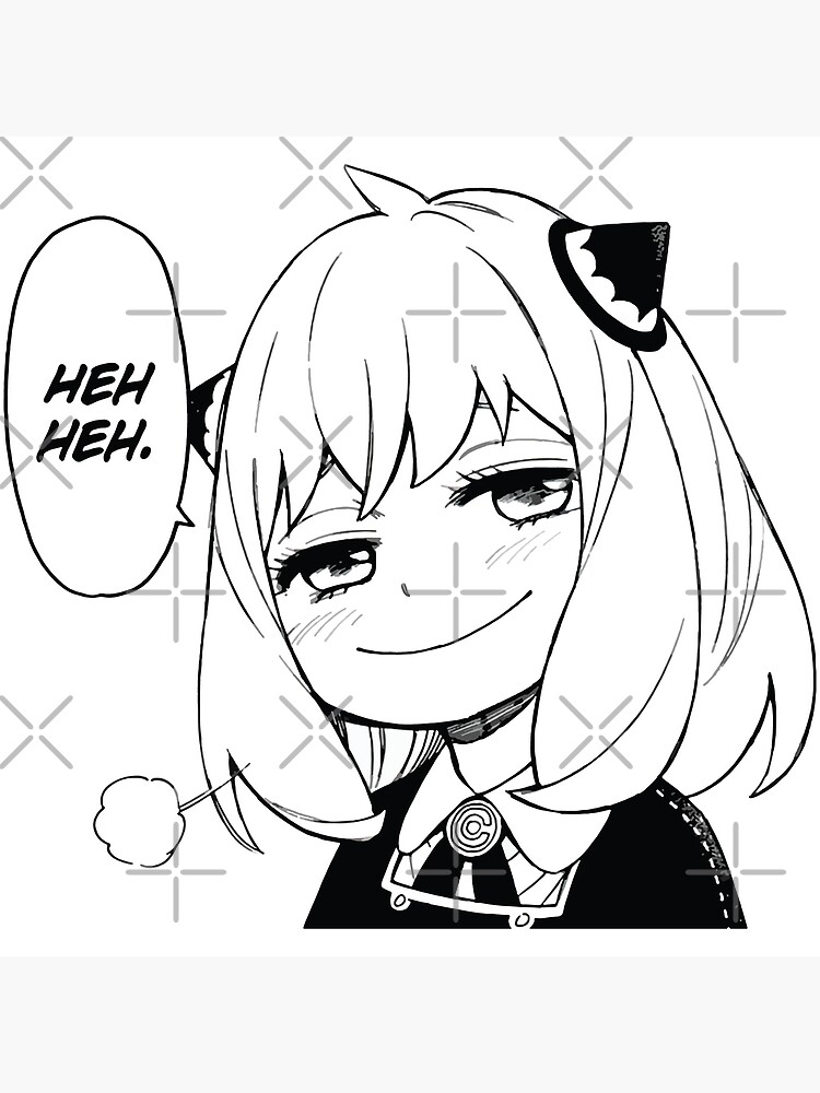 "Anya Smug Face" Poster for Sale by Marvs29 | Redbubble