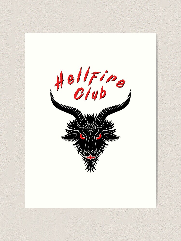 "Hellfire Club Stranger Things Season 4 Design" Art Print for Sale by ...