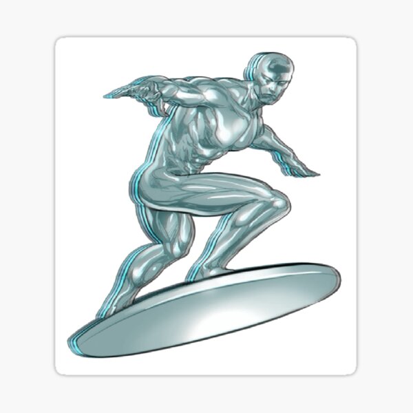"Silver Surfer" Sticker for Sale by GhostGal | Redbubble