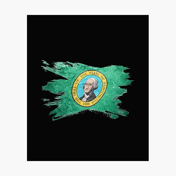 "Washington State, USA. Evergreen State, Emerald City, Alki. Abstract ...