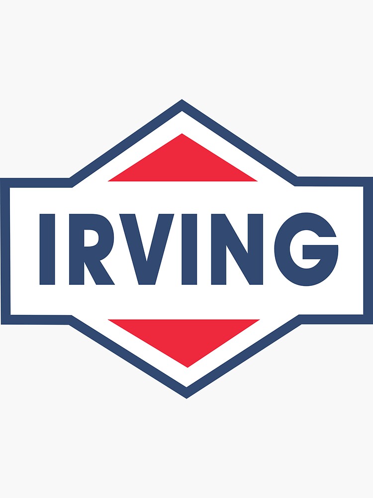 "Irving Oil and Gas vintage logo" Sticker for Sale by peteroldfield ...