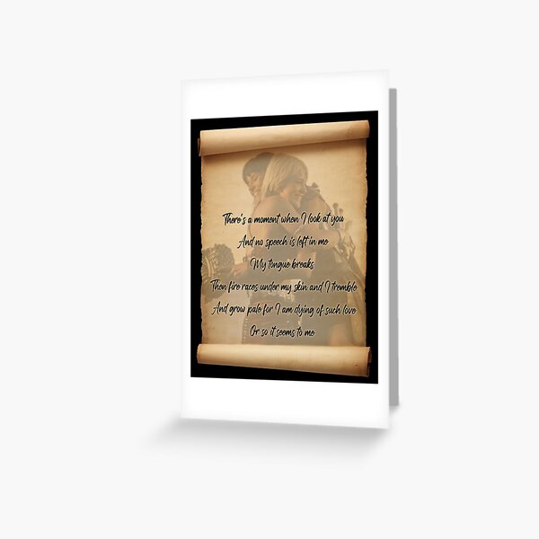 "Xena & Gabrielle Poem" Greeting Card by CharXena | Redbubble